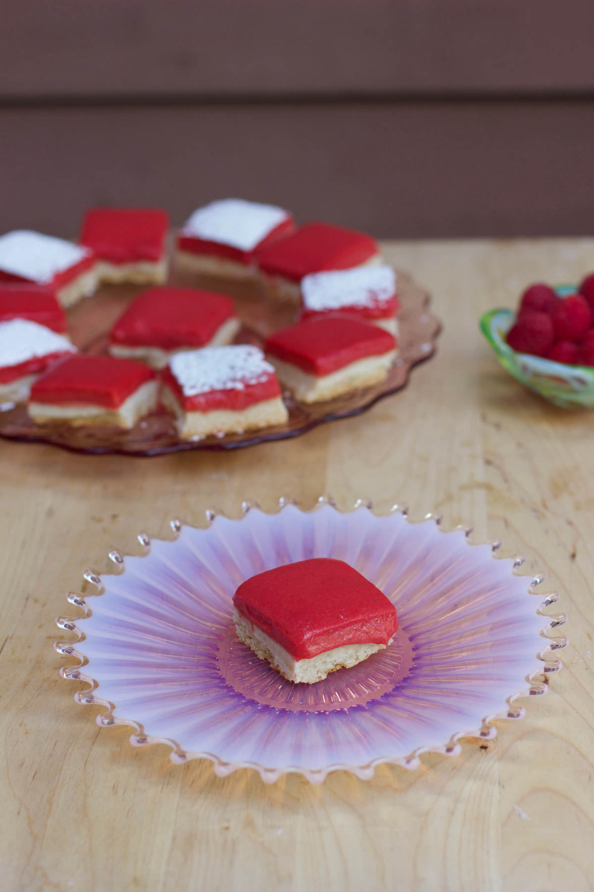 Raspberry Rhu-Bars - Mostly Sourdough