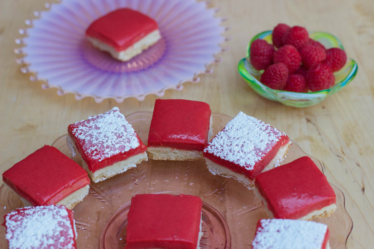 Raspberry Rhu-Bars - Mostly Sourdough