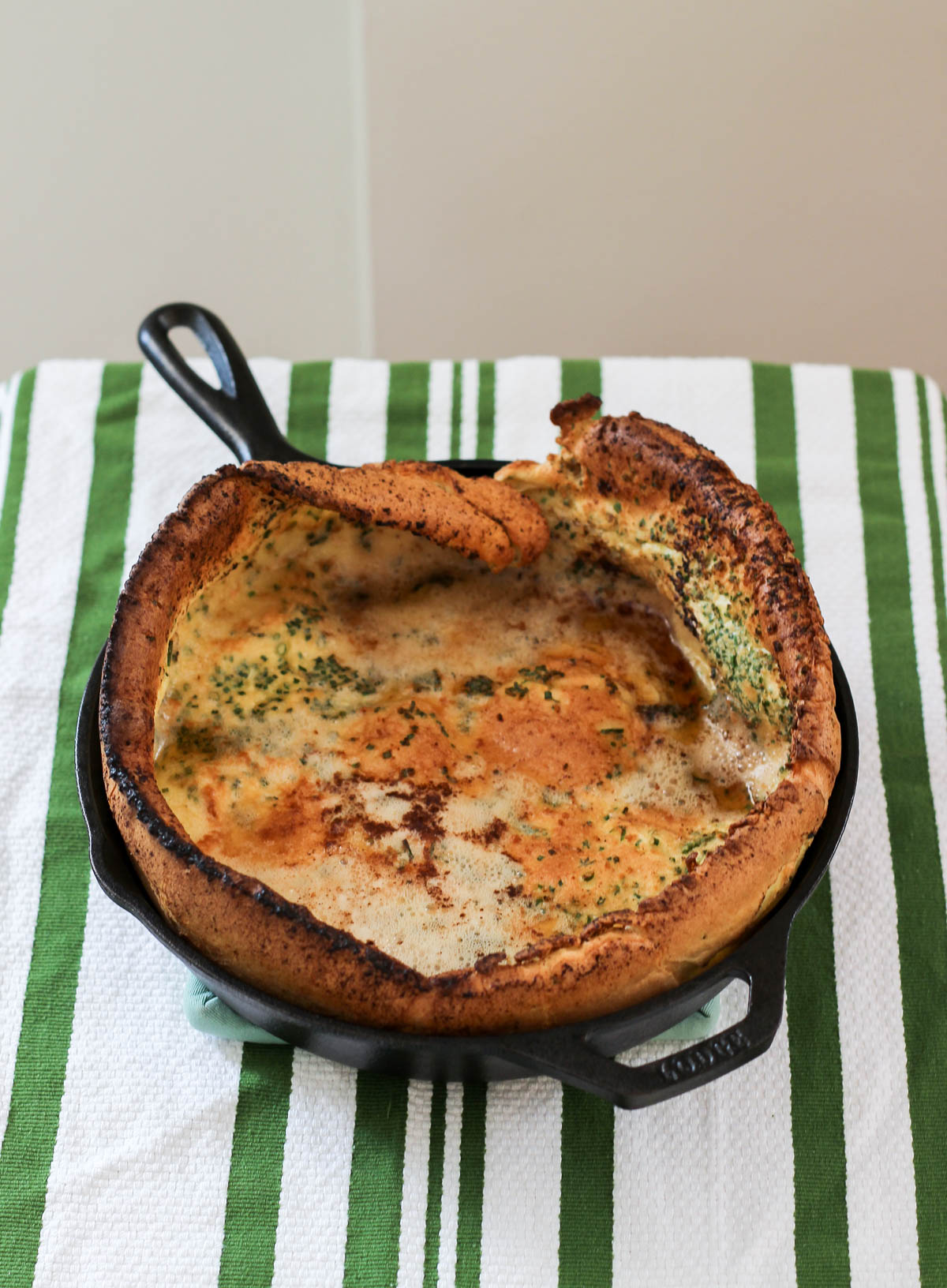 Savory Dutch Baby - Mostly Sourdough